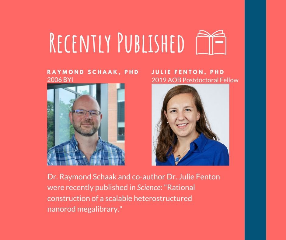 2006 BYI Raymond Schaak, PhD and 2019 AOB Postdoc Julie Fenton, PhD ...
